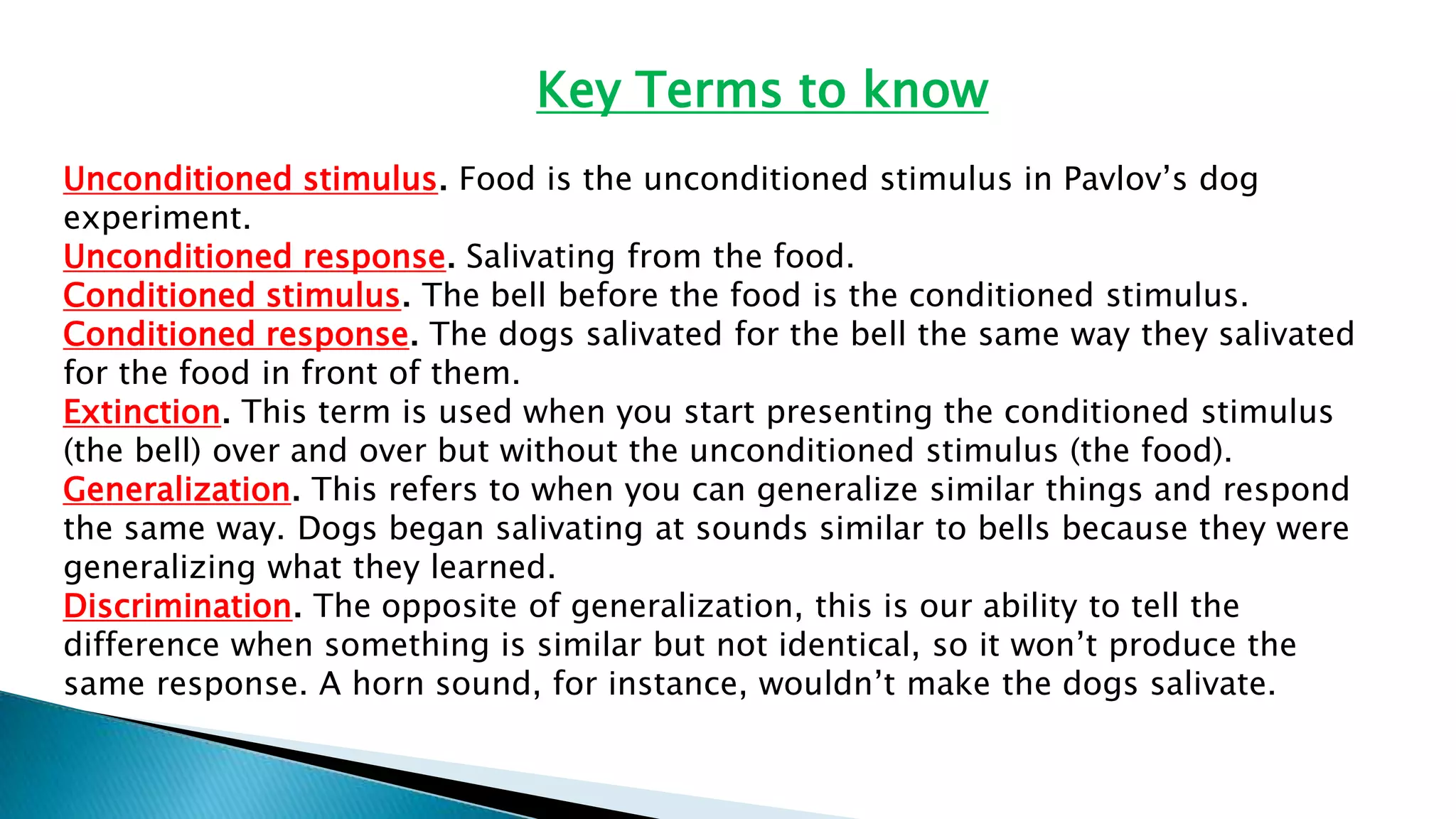 Classical conditioning | PPTX