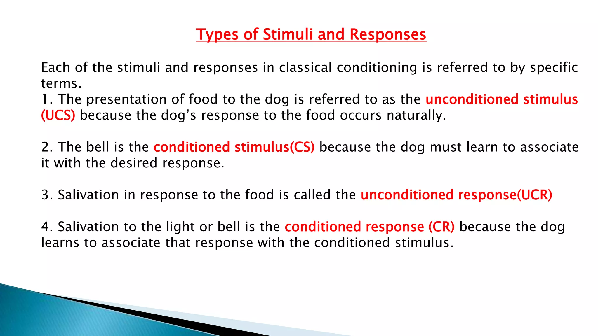 Classical conditioning | PPTX