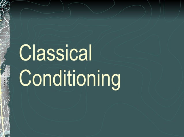 Classical conditioning | PPT