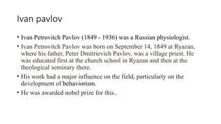 Classical conditioning b.ed notes by pavlov pptx(1).pptx