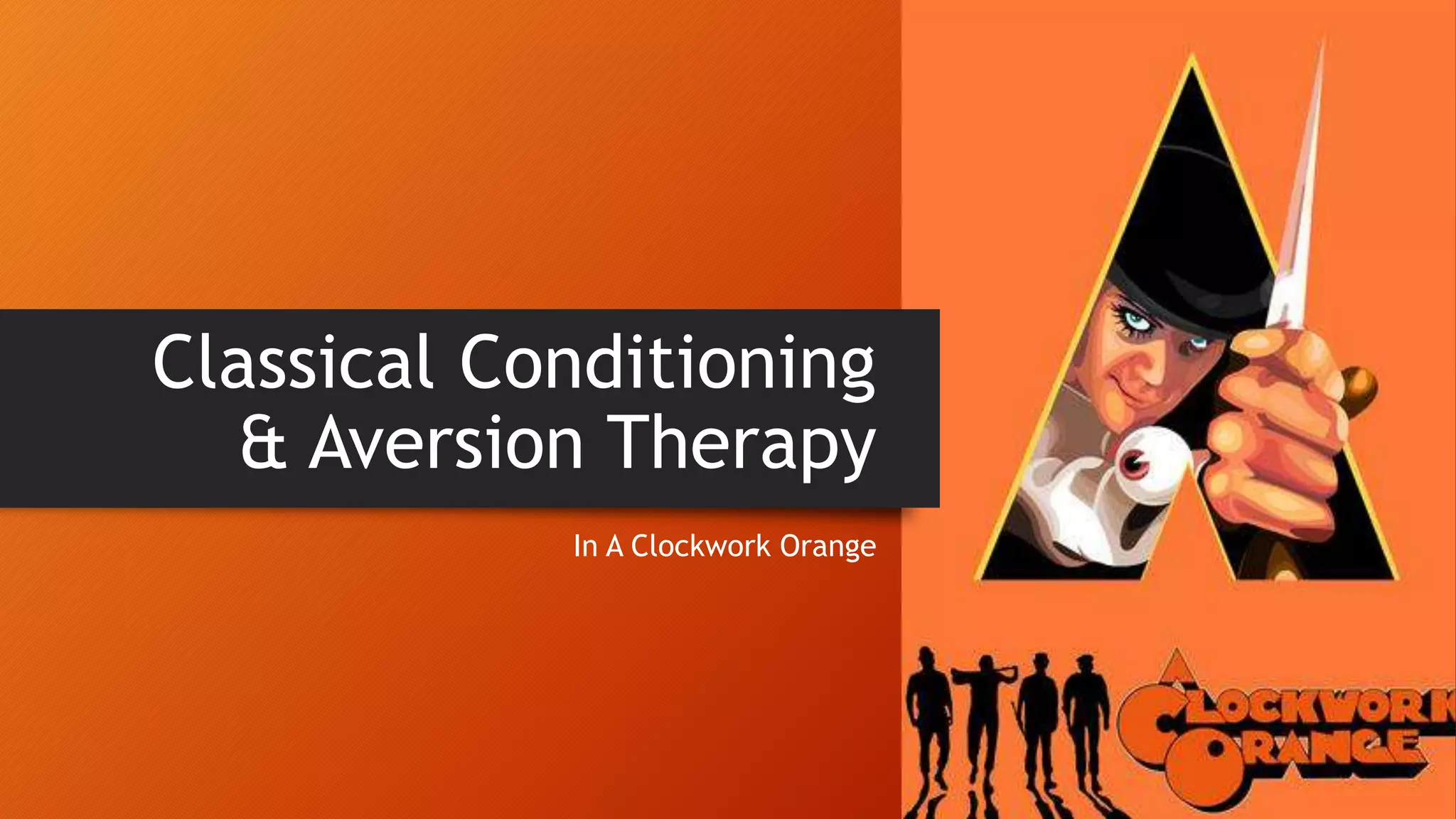Classical conditioning & aversion therapy- Josh Romo | PPTX
