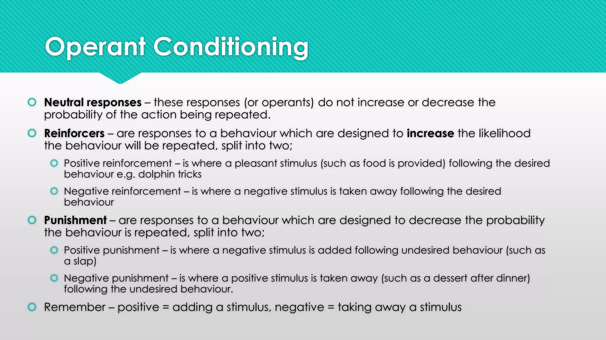 Classical conditioning & Operant conditioning | PPTX