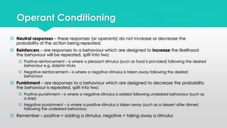 Classical conditioning & Operant conditioning | PPTX