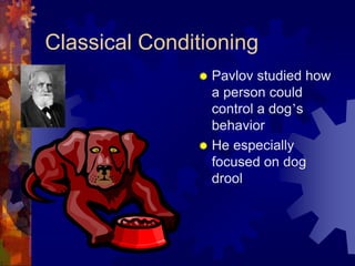 Classical Conditioning Presentation.pptx | Dogs | Pets