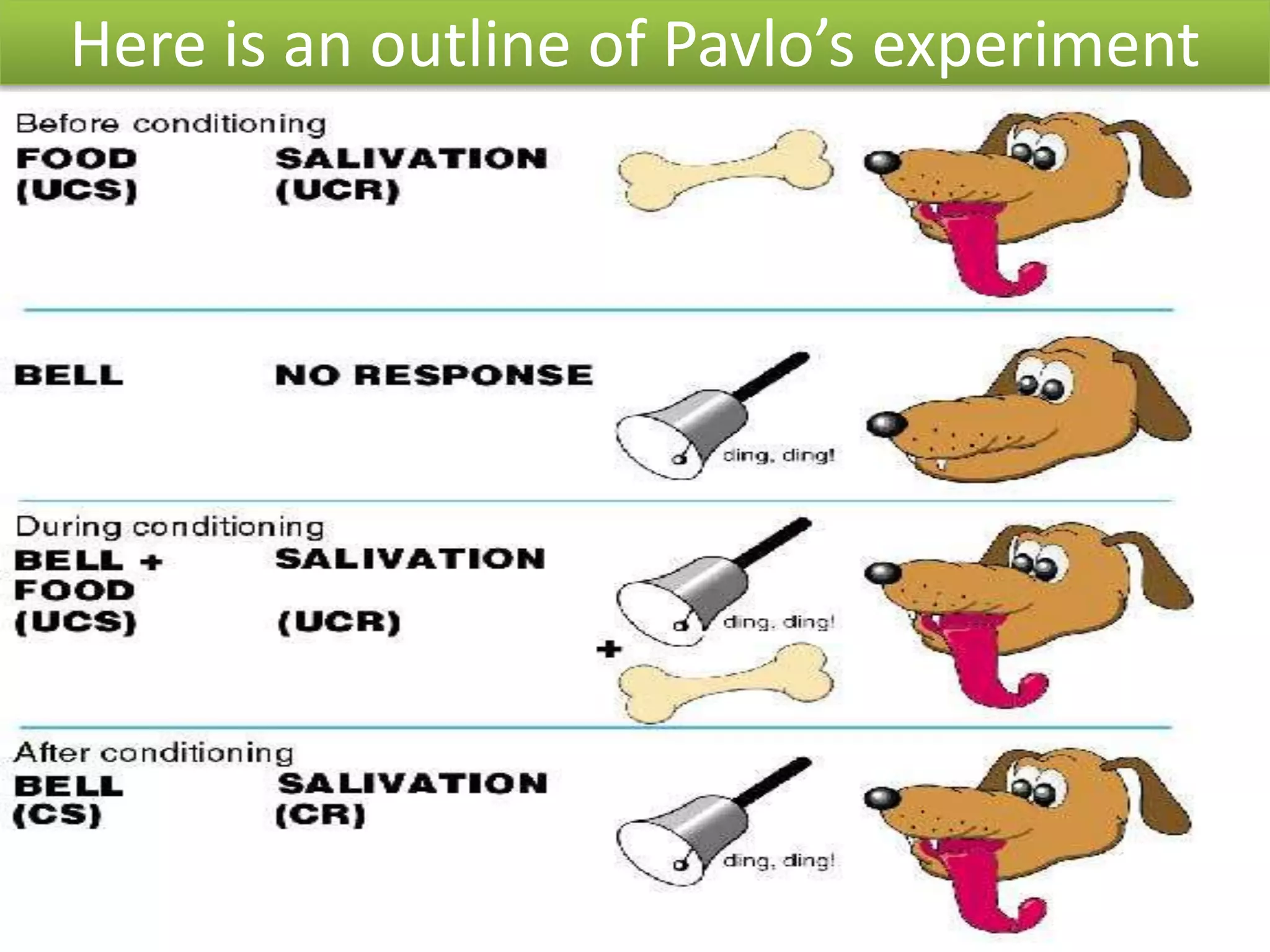 Classical conditioning theory | PPTX