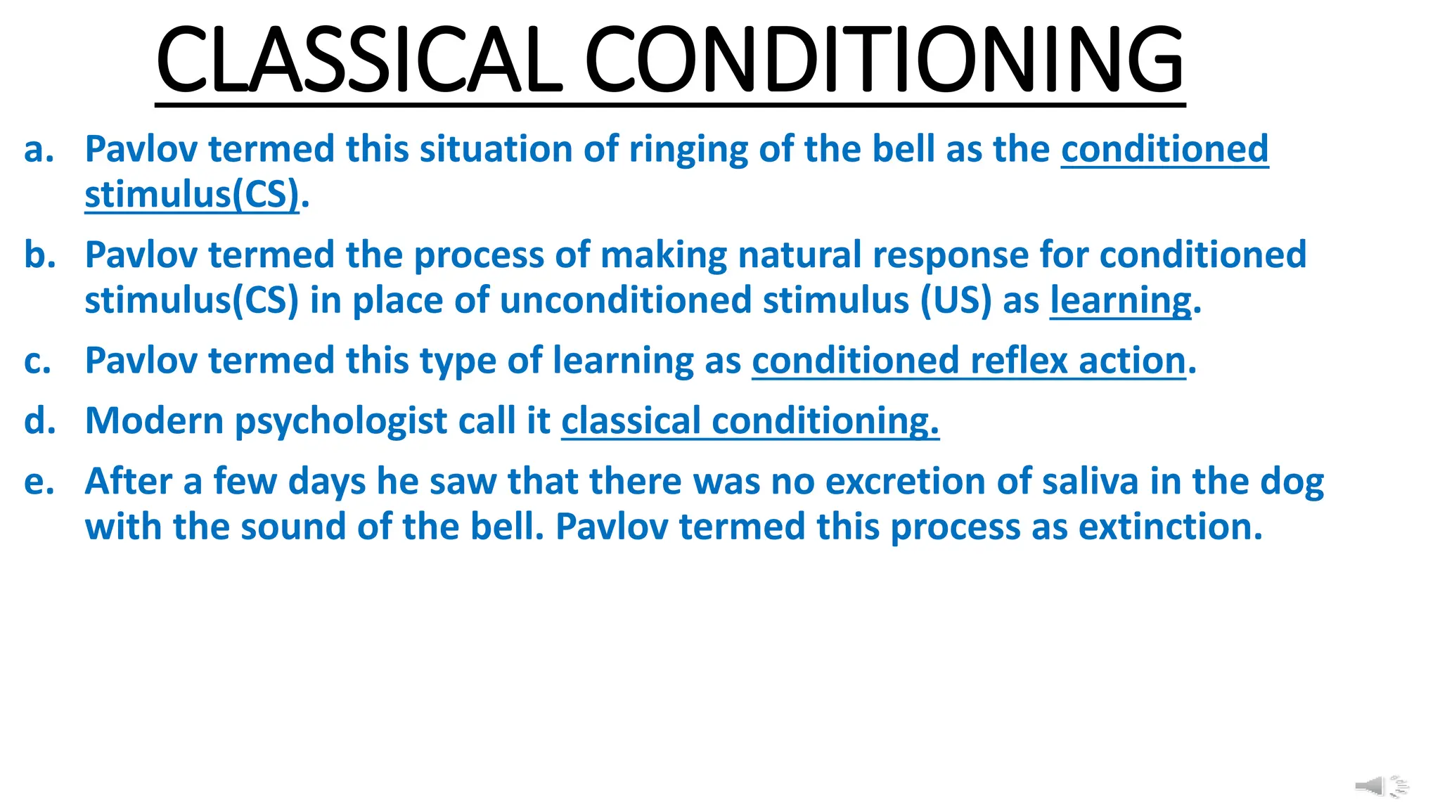 classical conditioning theory and its implications | PPTX | Dogs | Pets