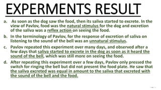 classical conditioning theory and its implications | PPTX | Dogs | Pets