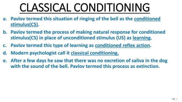 classical conditioning theory and its implications | PPTX | Dogs | Pets