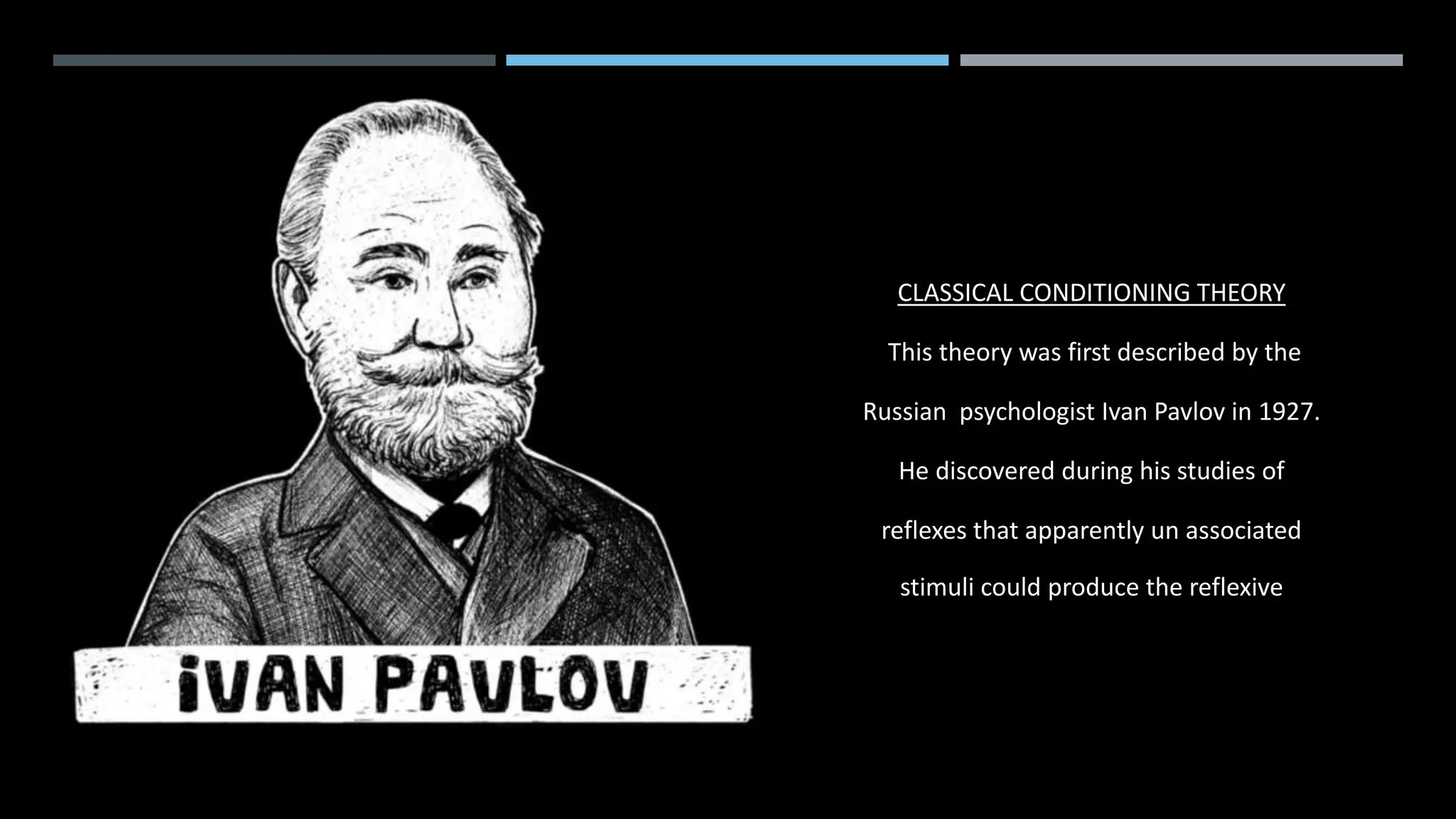 Classical conditioning theory | PPTX