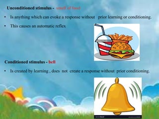 Classical conditioning theory and social learning theory | PPTX