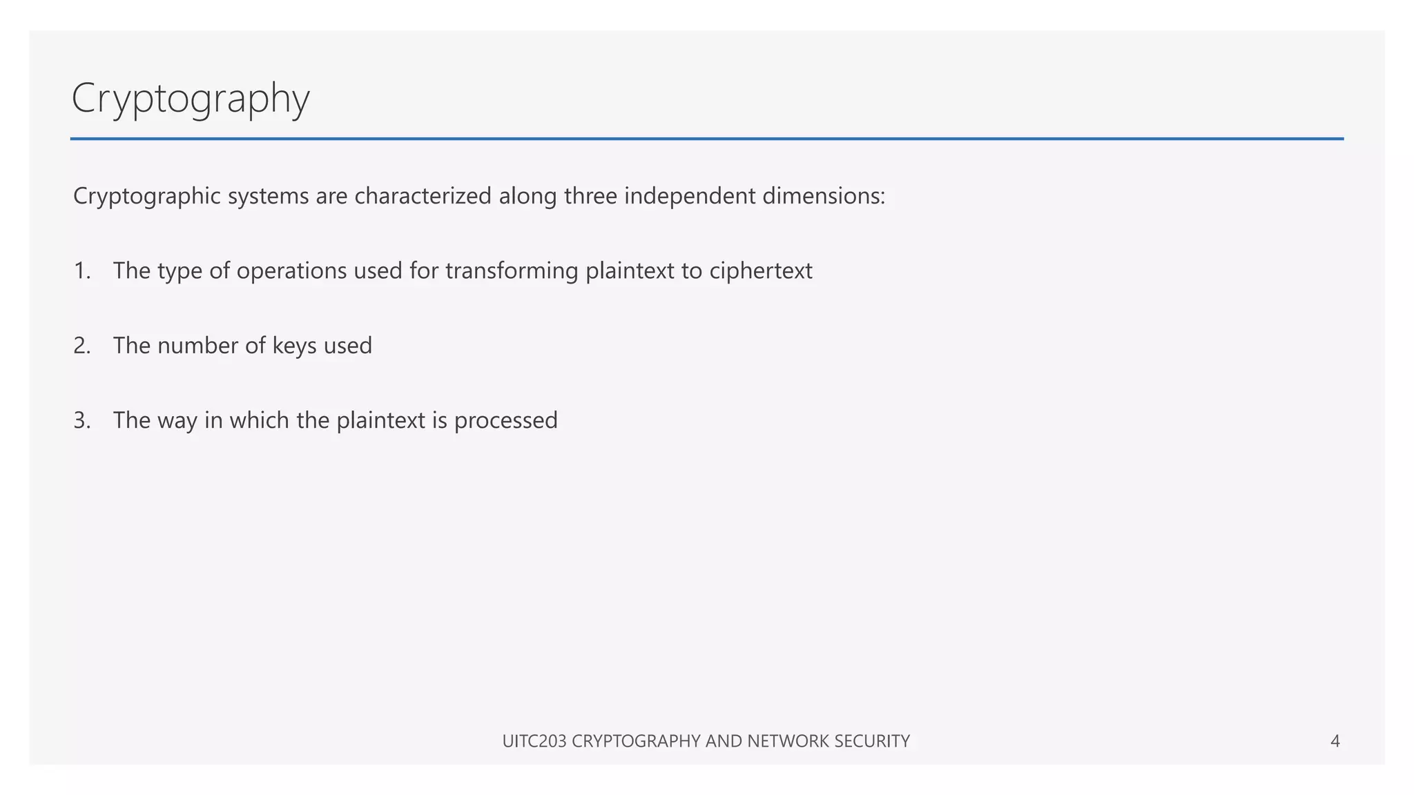 Classical Cryptographic Techniques Feistel Cipher Structure Pptx