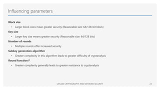 Classical cryptographic techniques, Feistel cipher structure | PPTX