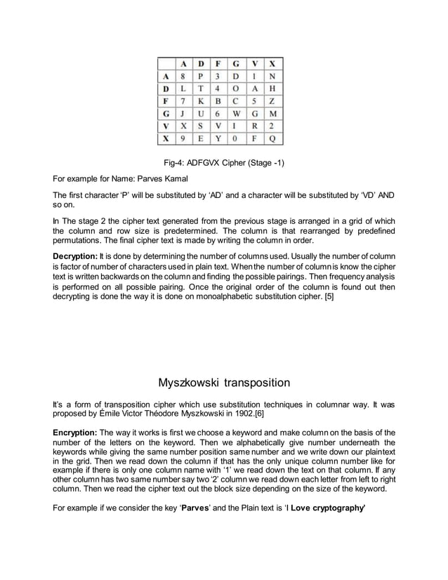 Classical crypto techniques | DOCX