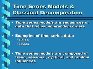 Classical decomposition | PPT