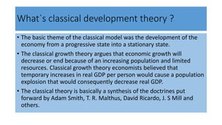 Classical development theory | PPTX