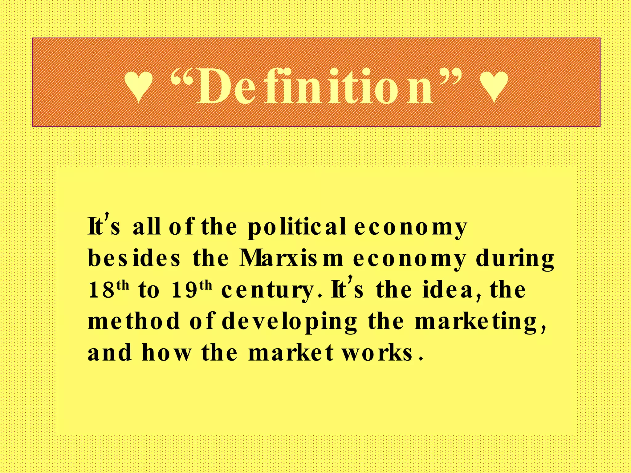 Classical economics | PPT