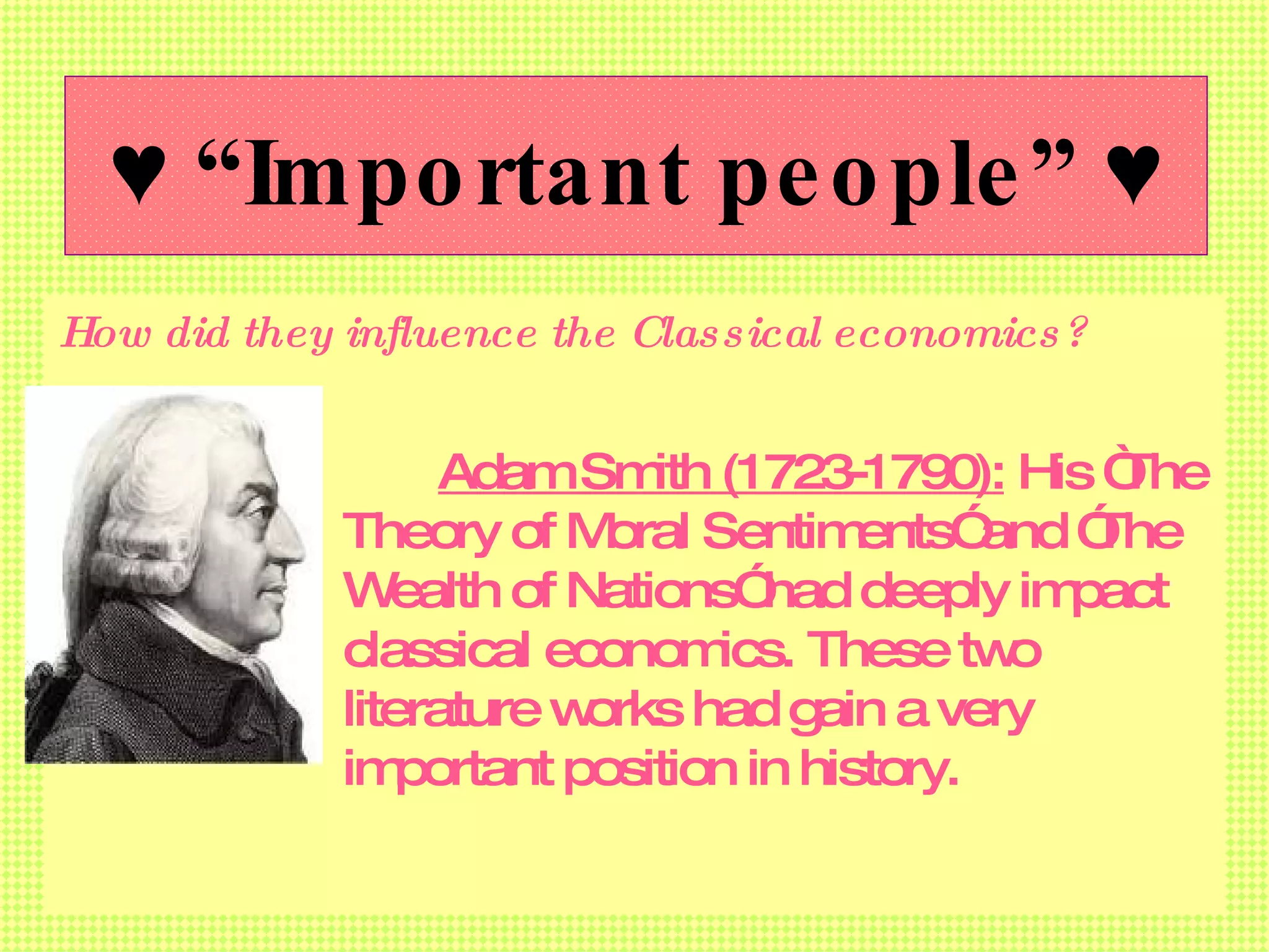 Classical economics | PPT