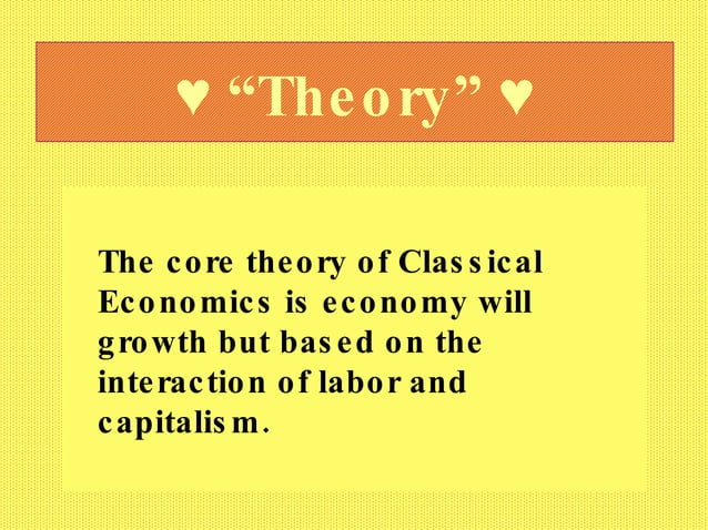 Classical economics | PPT