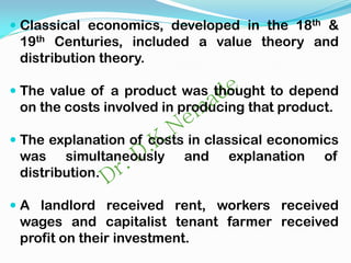 Classical economic thought | PDF