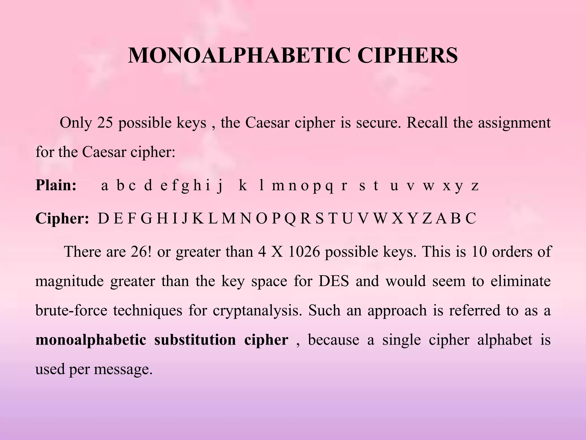 Classical encryption techniques | PPTX