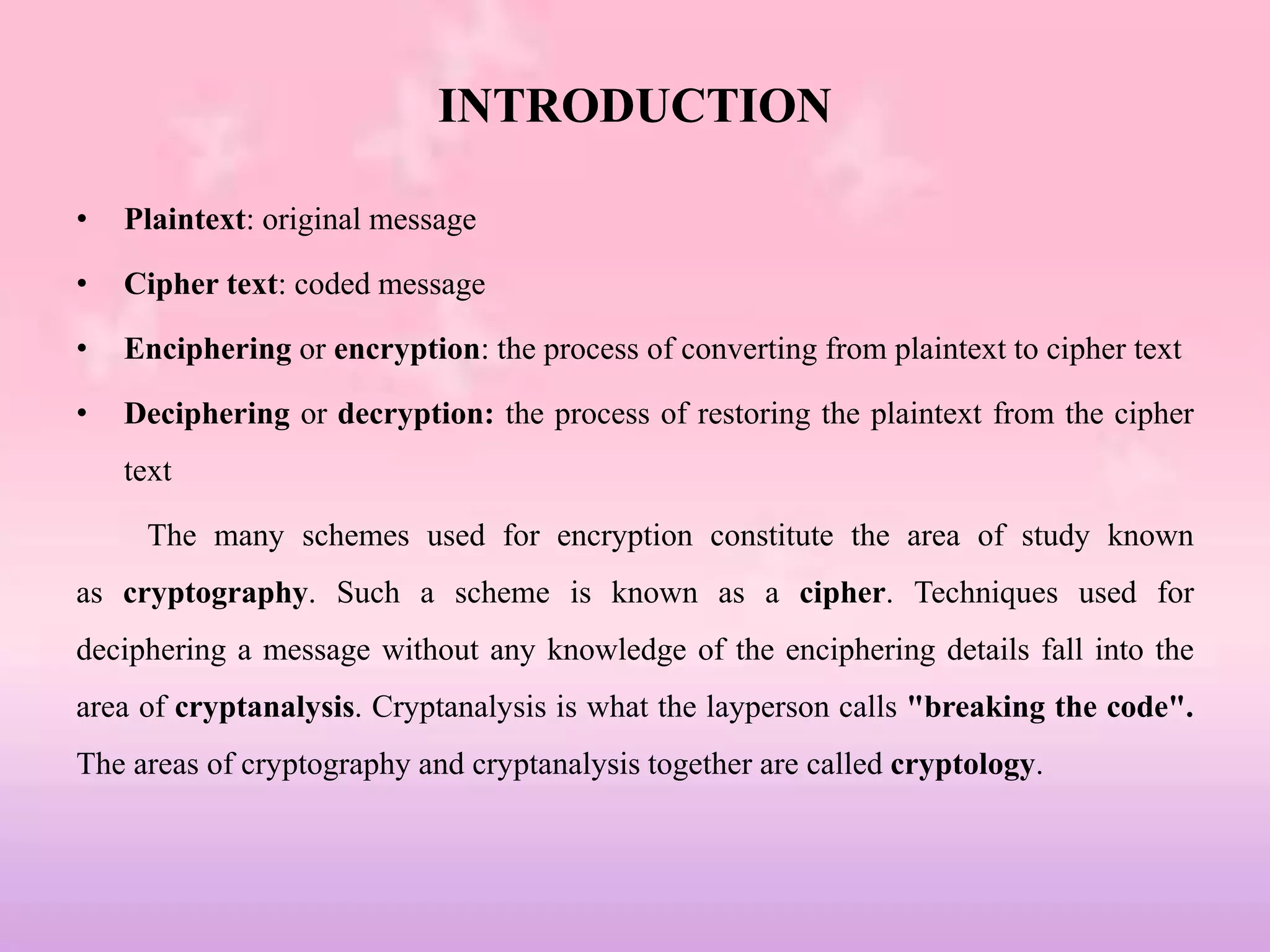 Classical encryption techniques | PPTX | Information and Network ...
