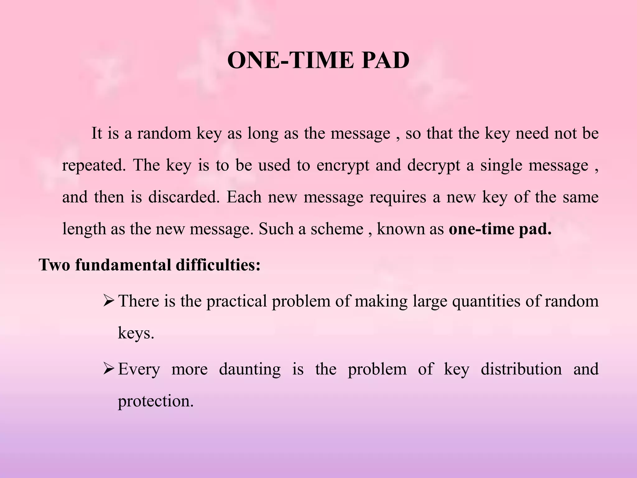 Classical encryption techniques | PPTX