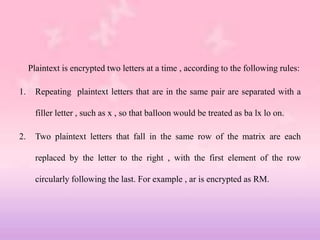 Classical encryption techniques | PPTX