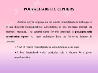 Classical encryption techniques | PPTX