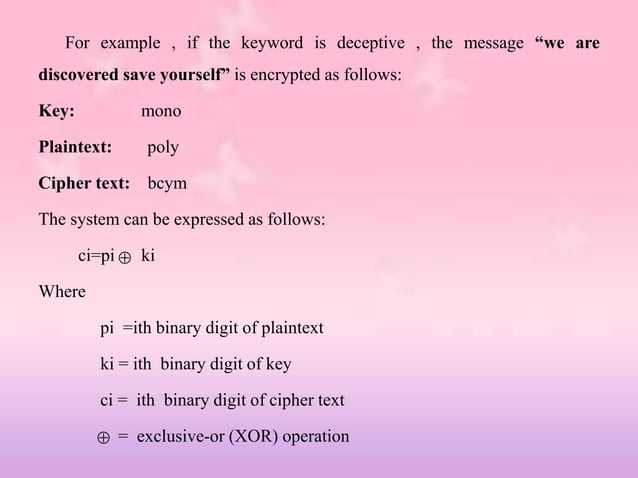 Classical encryption techniques | PPTX | Information and Network ...