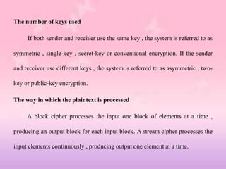 Classical encryption techniques | PPTX
