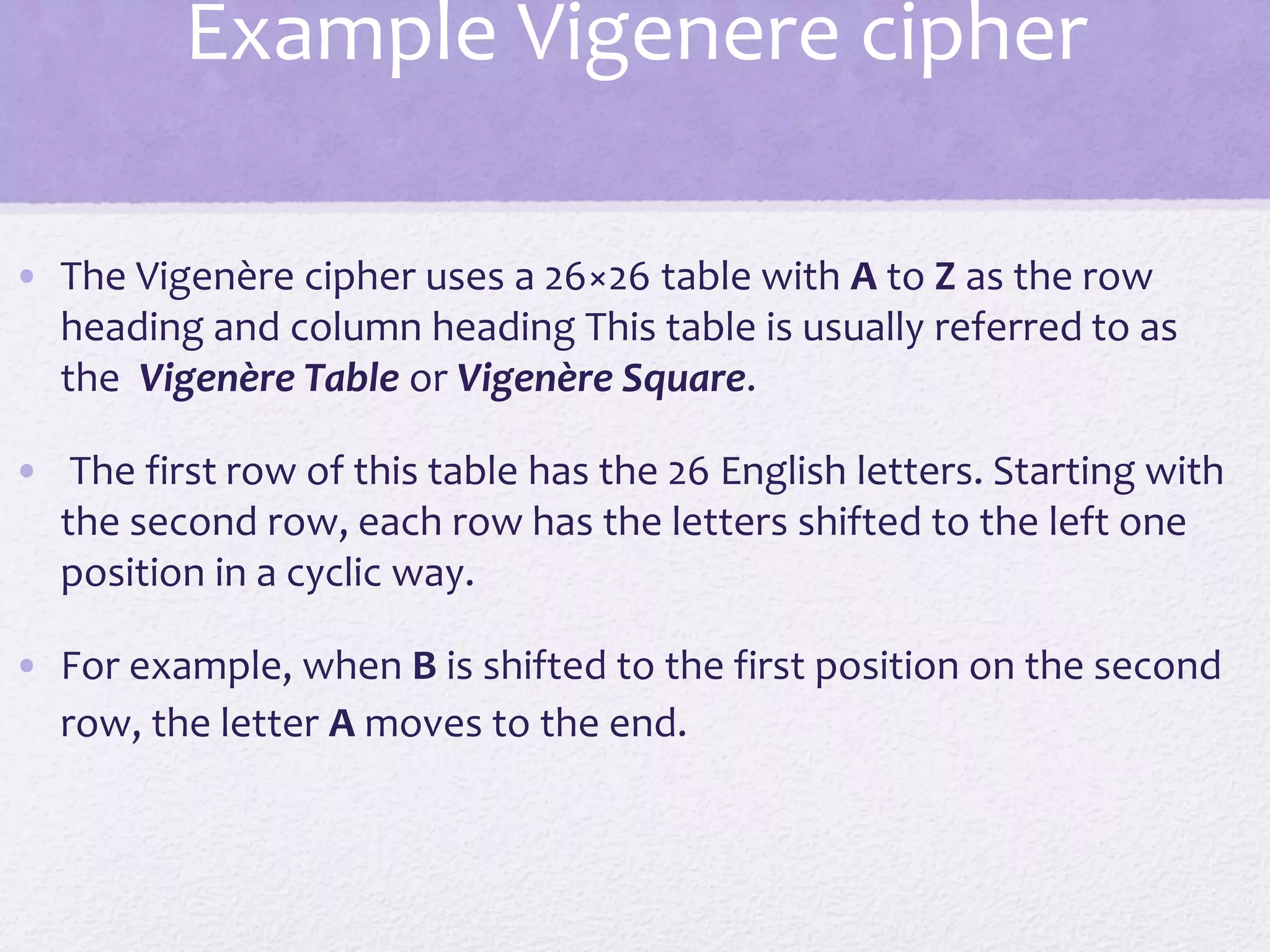 Classical encryption techniques | PDF