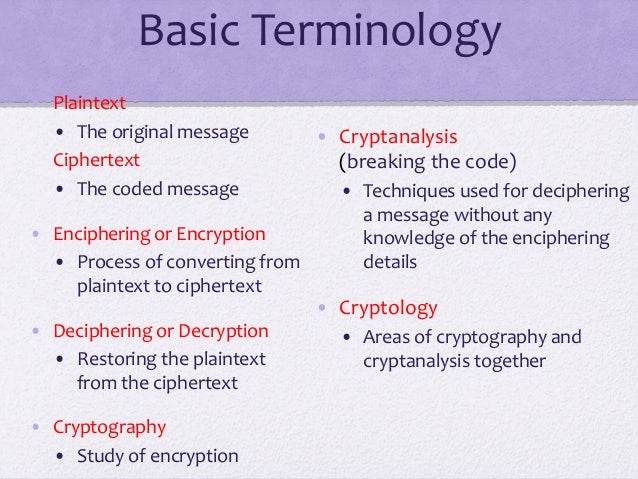 Classical encryption techniques
