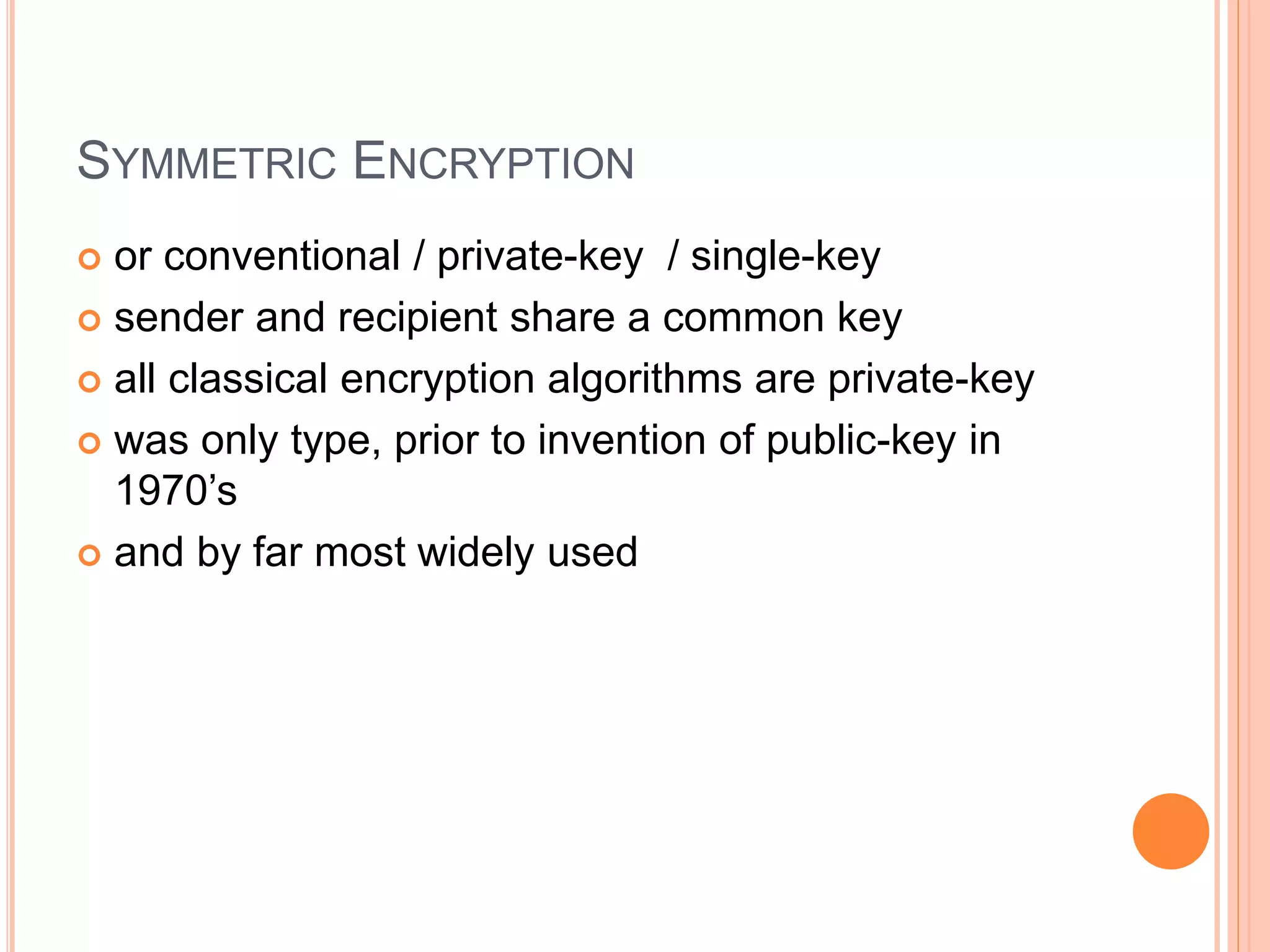 Classical encryption techniques | PPT