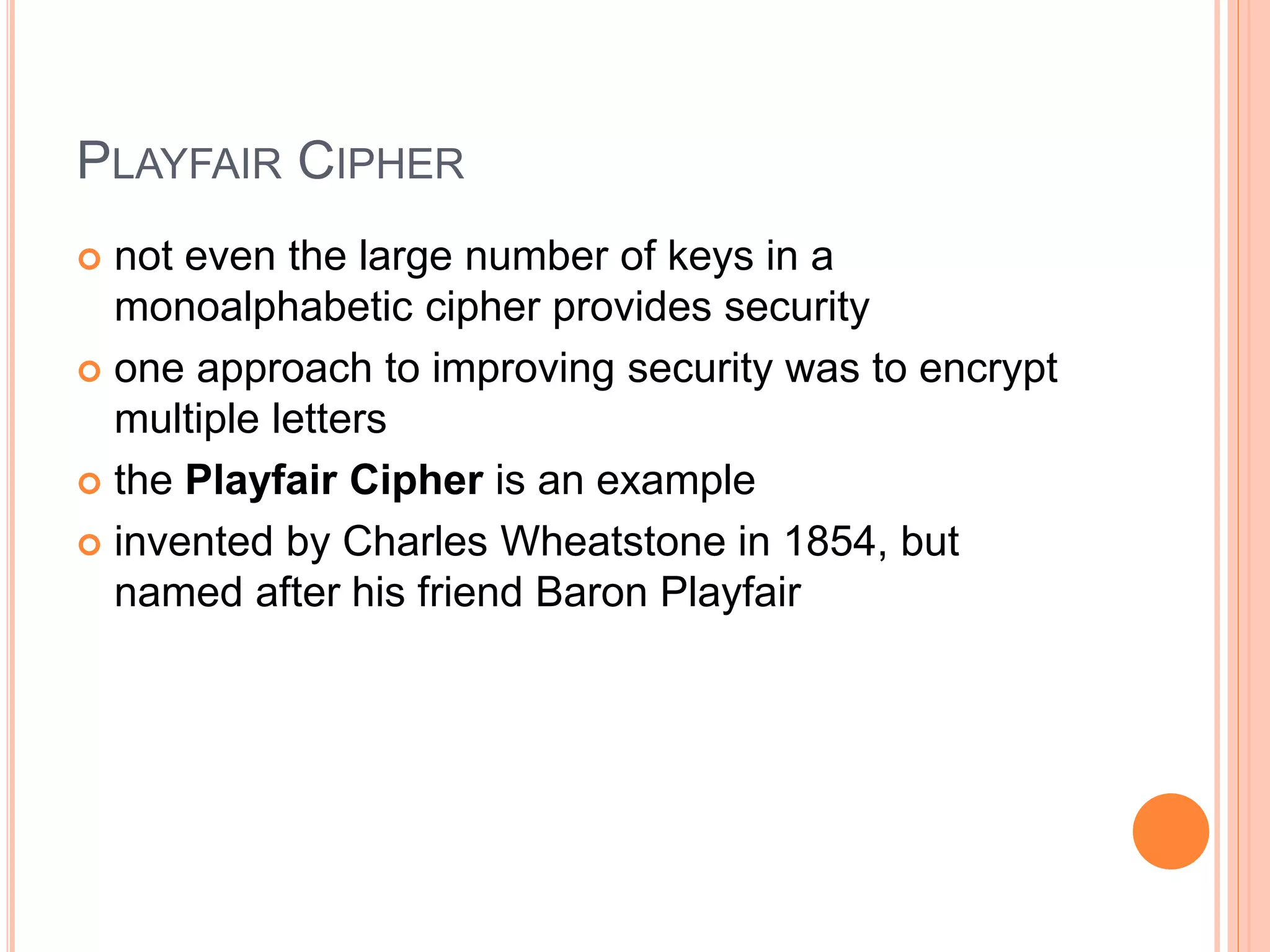 Classical encryption techniques | PPT