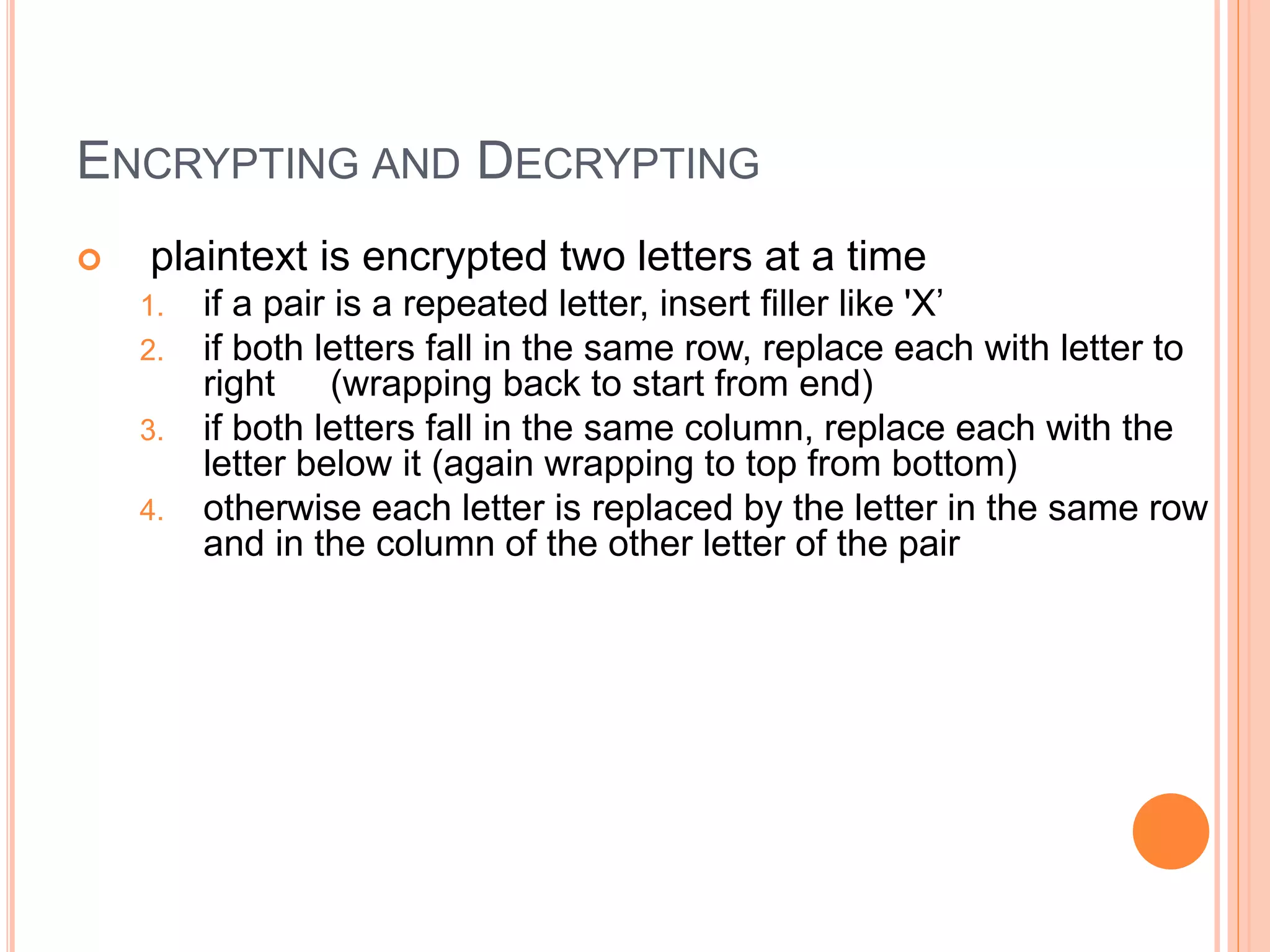 Classical encryption techniques | PPT
