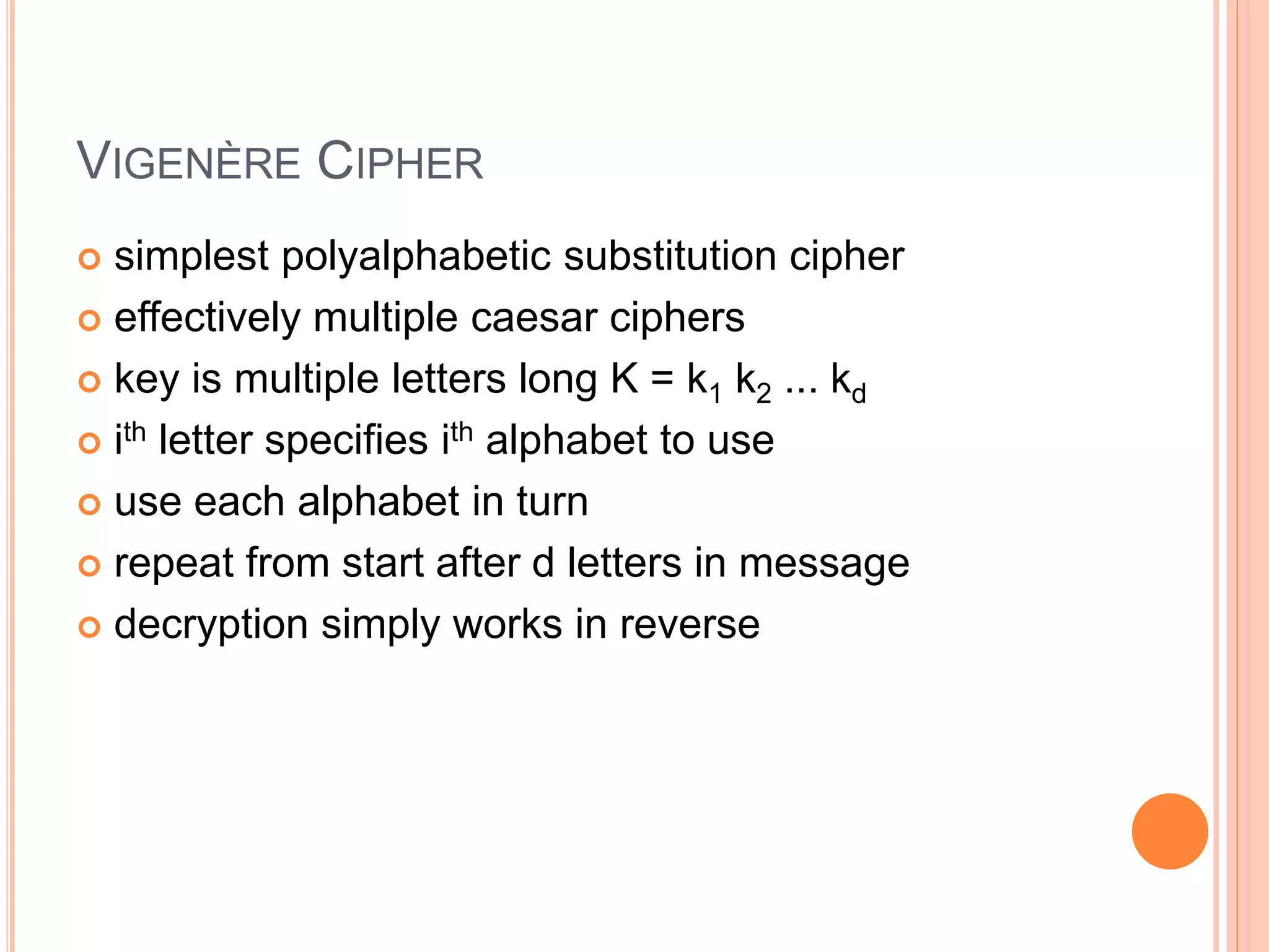 Classical encryption techniques | PPT