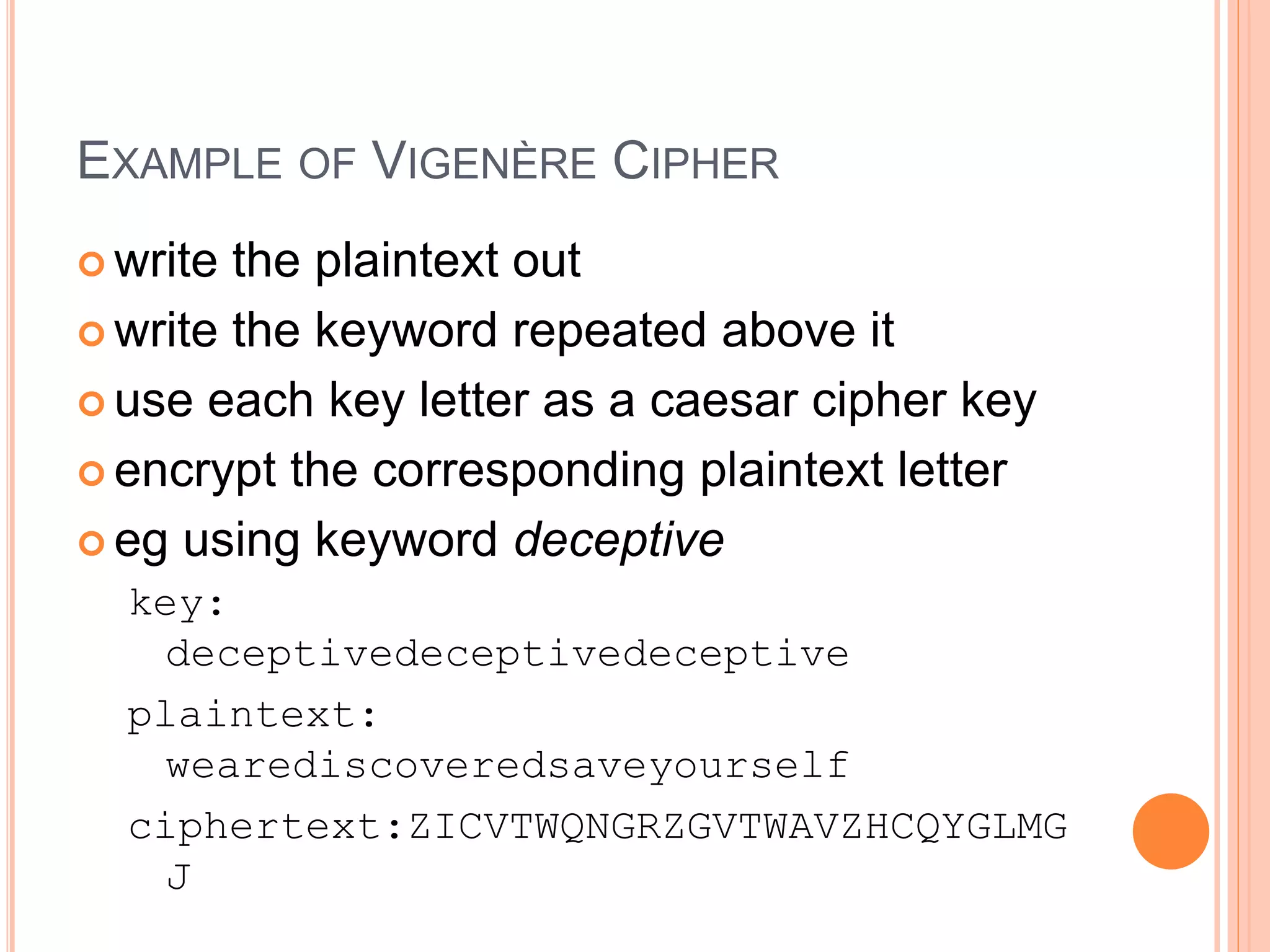 Classical encryption techniques | PPT