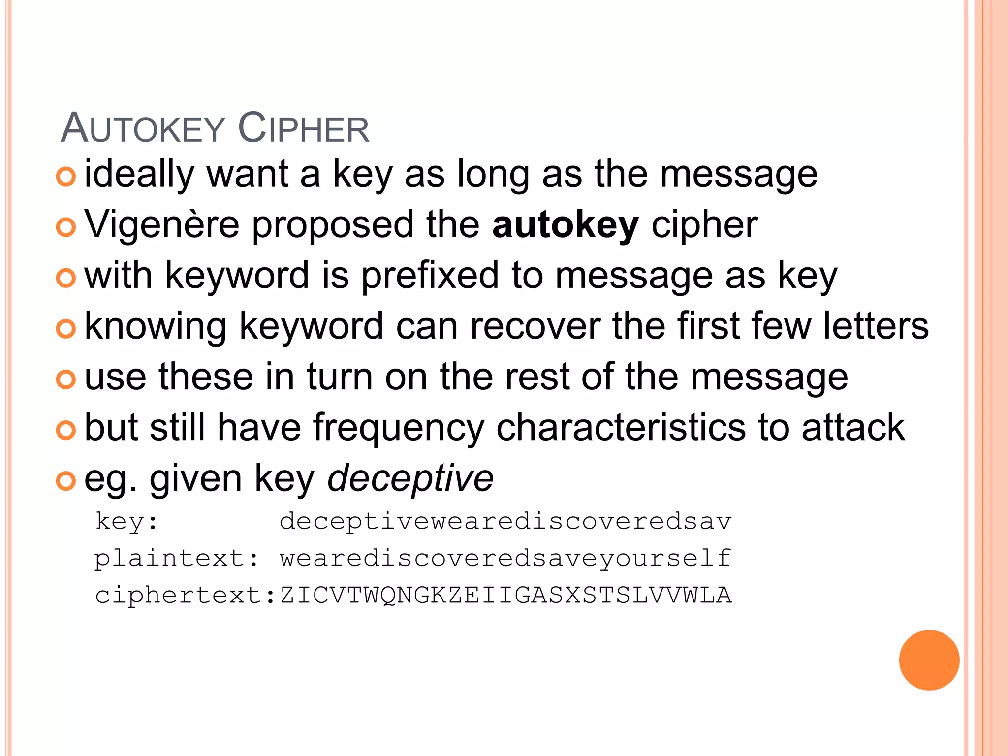 Classical encryption techniques | PPT