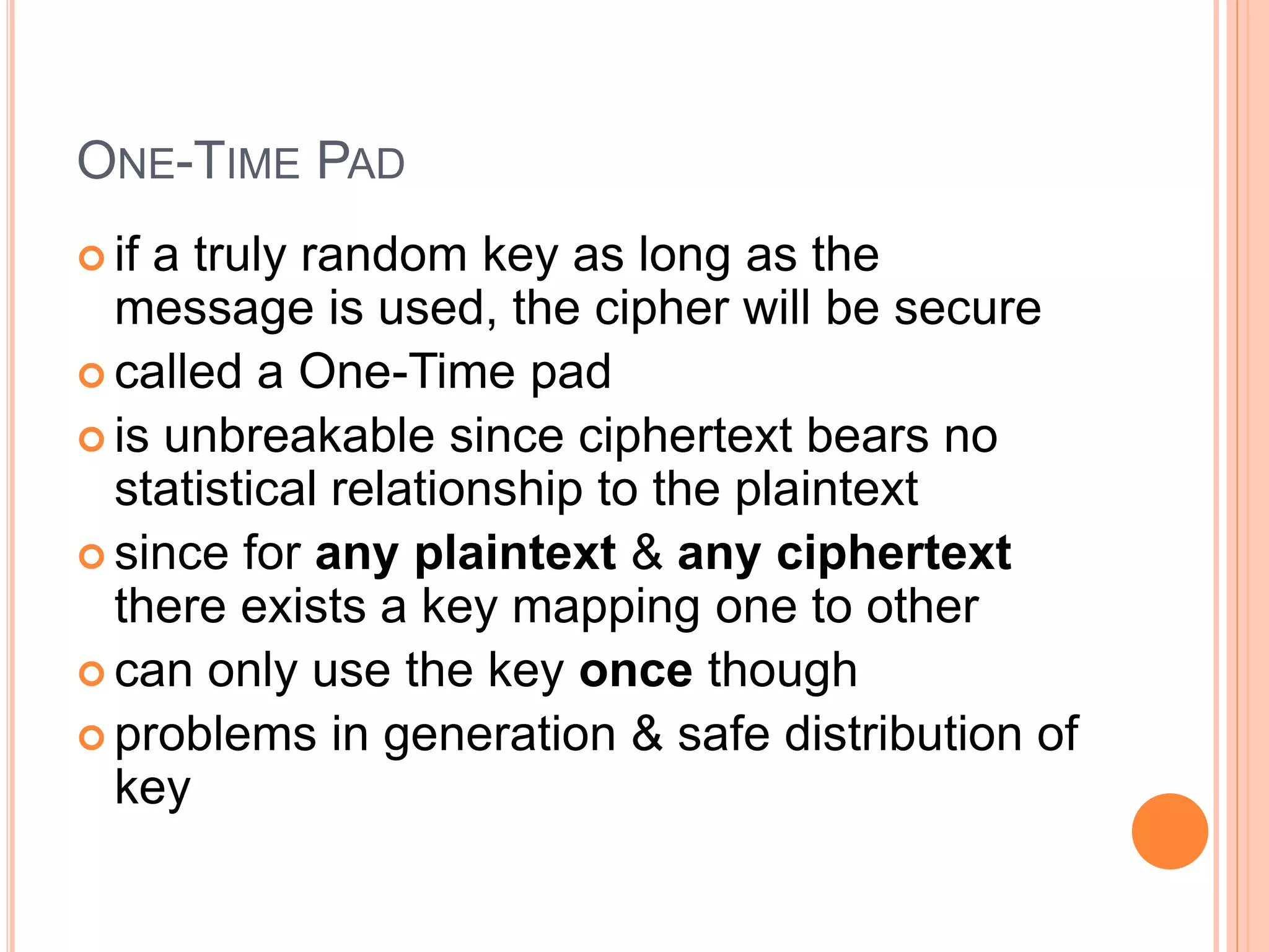 Classical encryption techniques | PPT