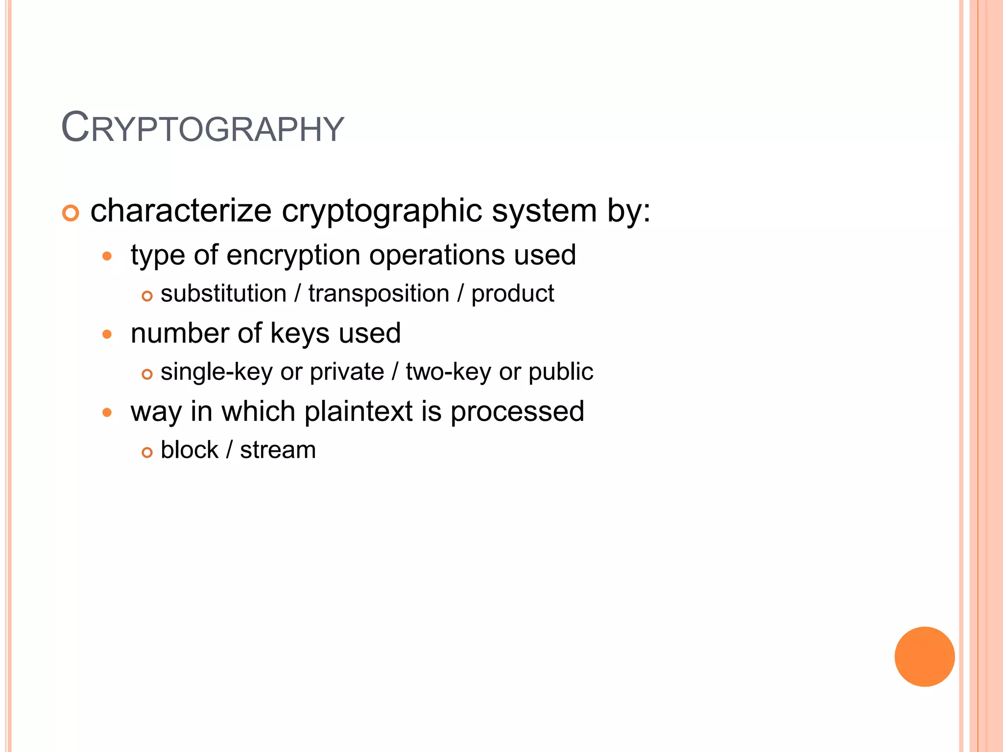 Classical encryption techniques | PPT