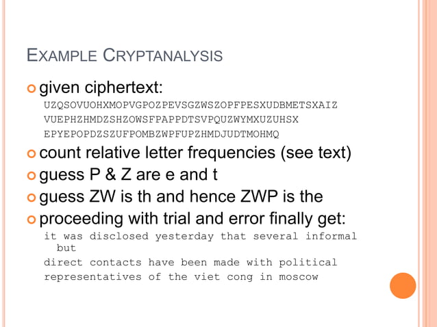 Classical encryption techniques | PPT