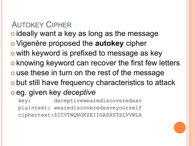 Classical encryption techniques | PPT