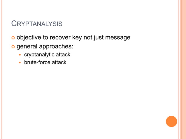 Classical encryption techniques | PPT