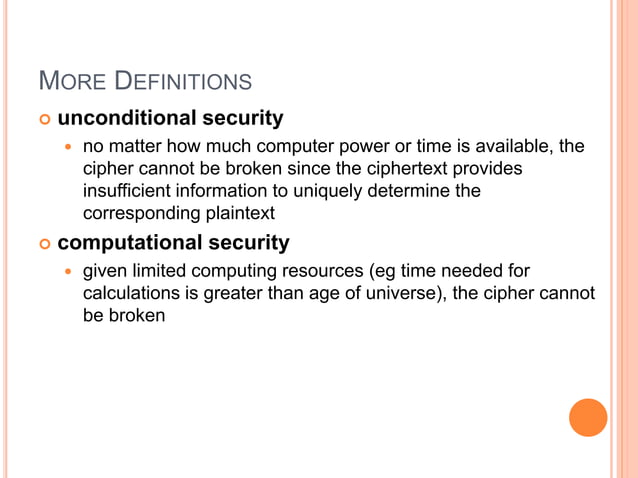 Classical encryption techniques | PPT