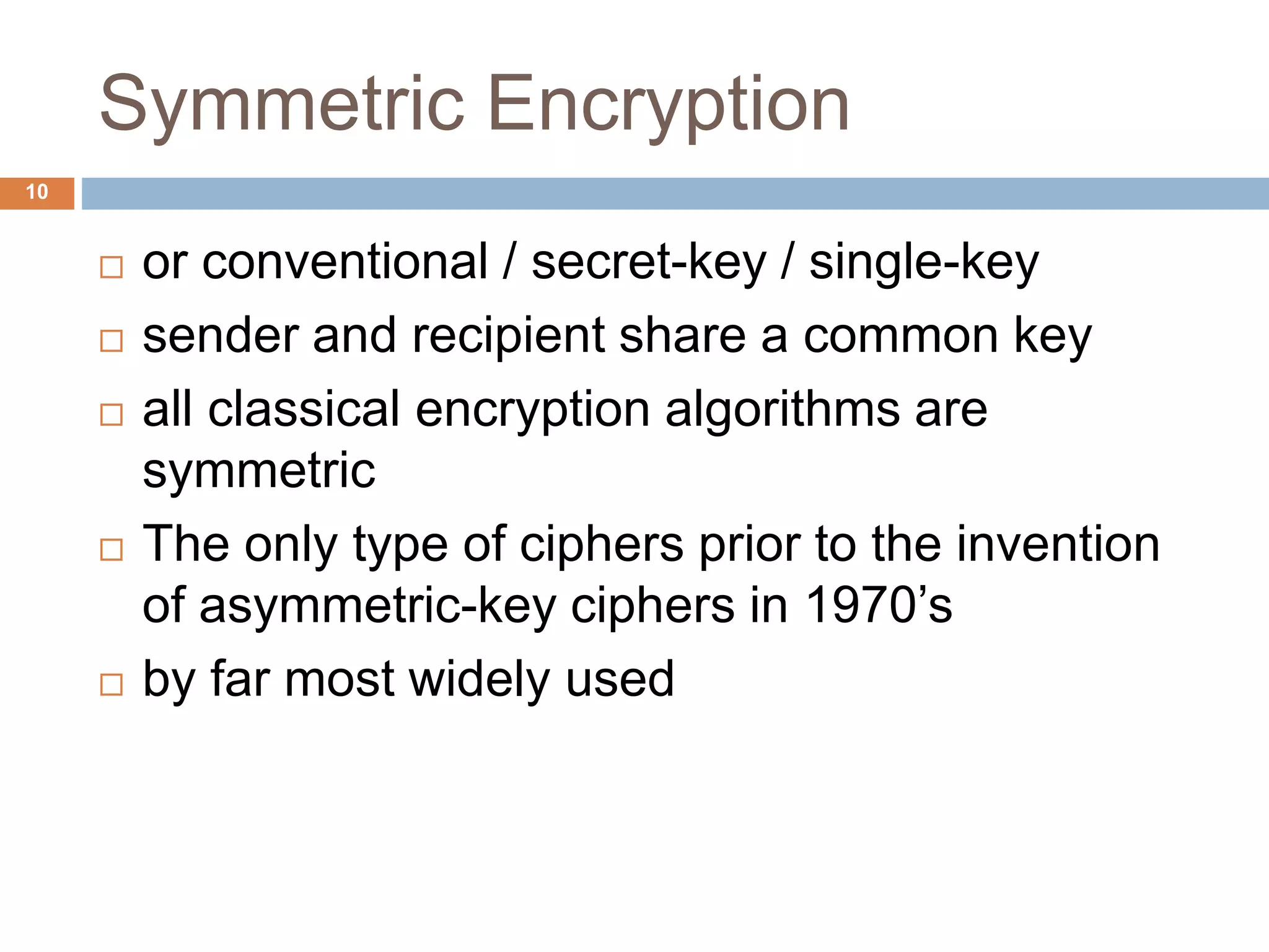 Classical encryption techniques | PPTX