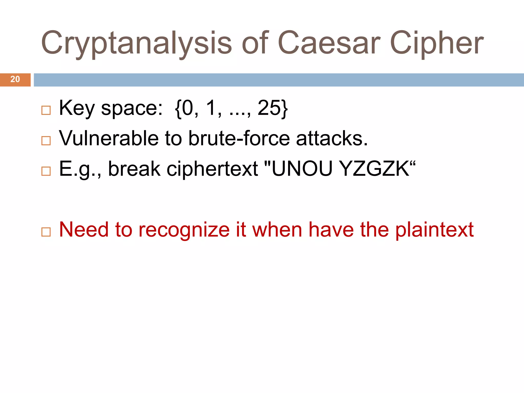 Classical encryption techniques | PPTX