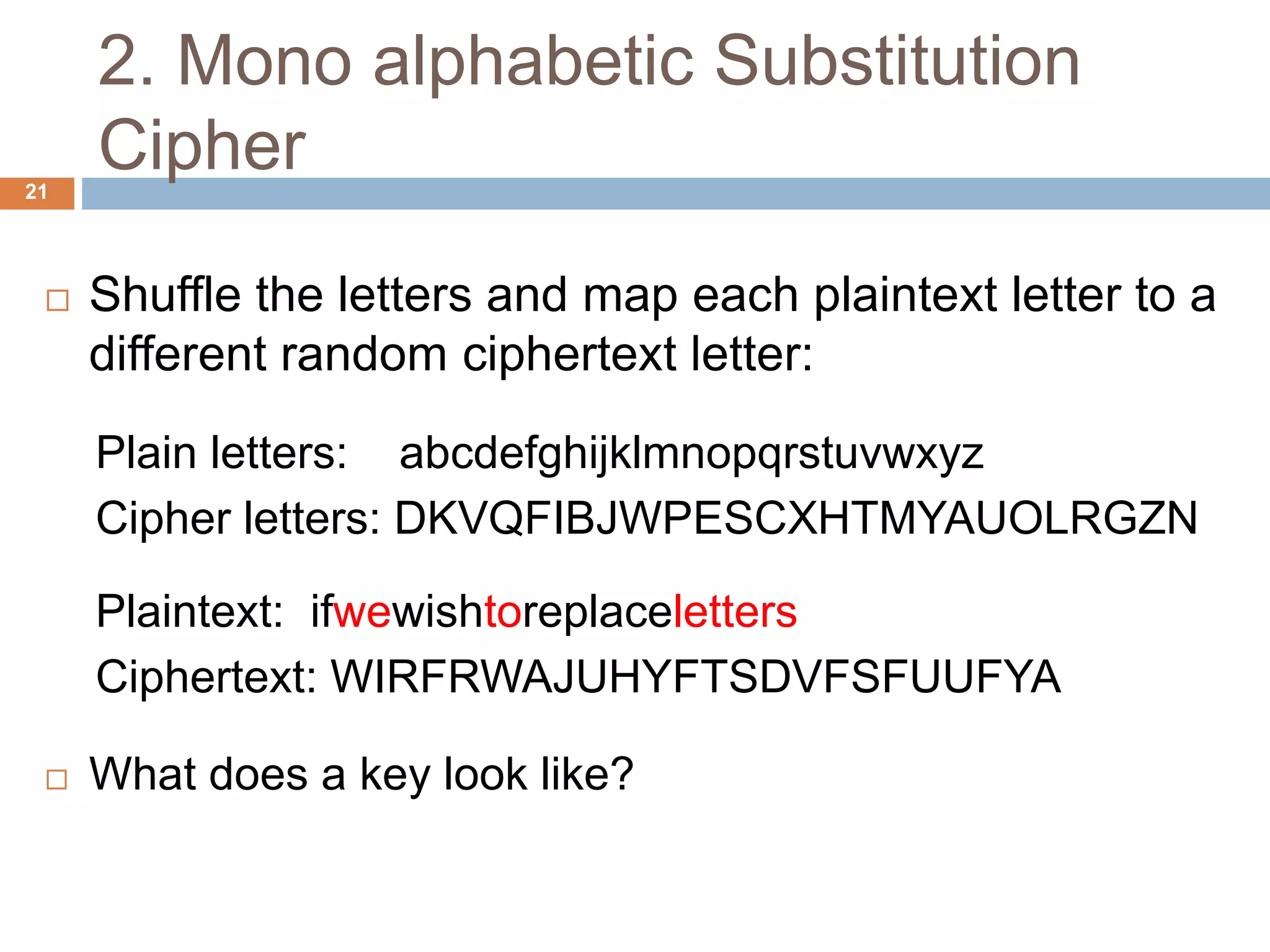 Classical encryption techniques | PPTX