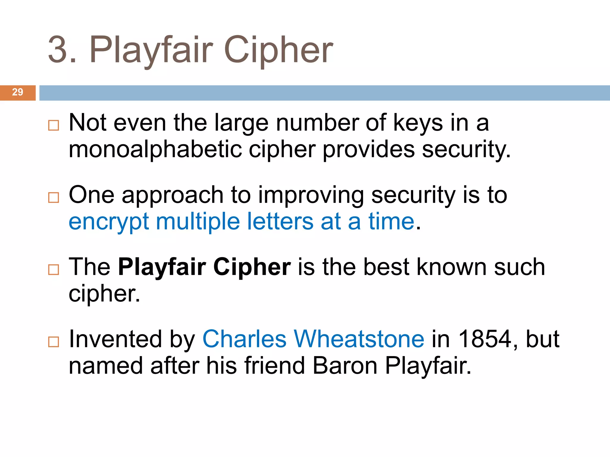 Classical encryption techniques | PPTX