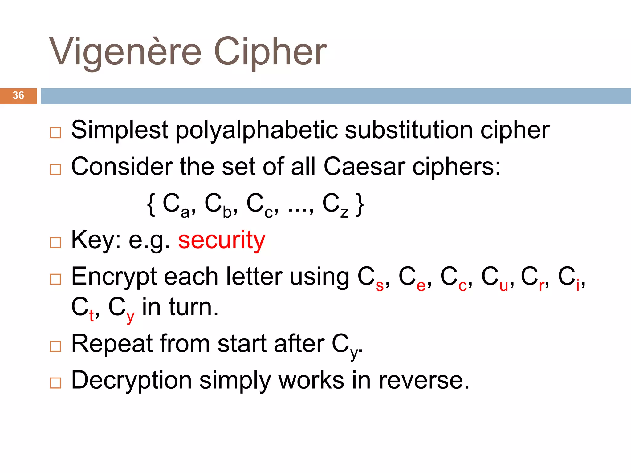 Classical encryption techniques | PPTX