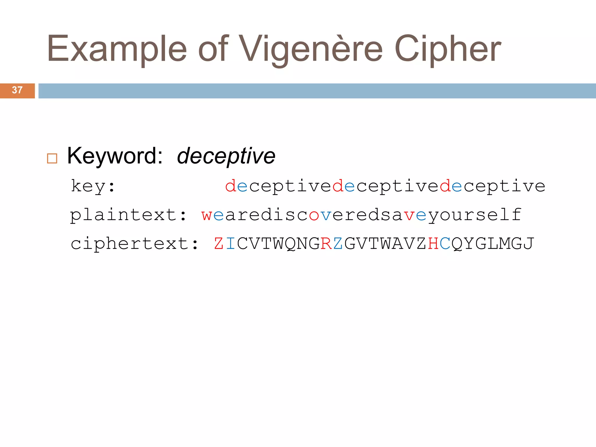Classical encryption techniques | PPTX